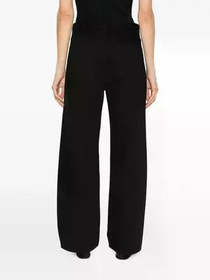 FRAME Denim Bow Wide-leg Jeans