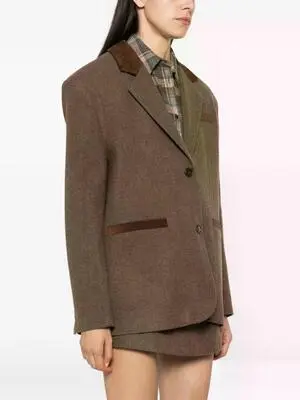ELEH Corduroy Trim Blazer