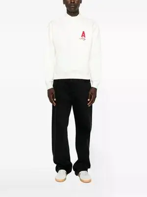 AUTRY Logo-print Crew-neck Sweater
