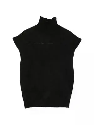 Rick Owens High-neck Knitted Vest