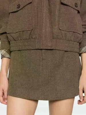 ELEH Button-detail Mini Skirt