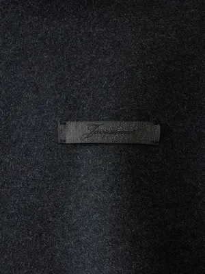 Jacquemus Long Sleeve Sweatshirt With Ribbed Details - Dark Grey