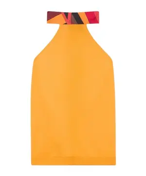 Emilio Pucci Silk-detail Top - Orange