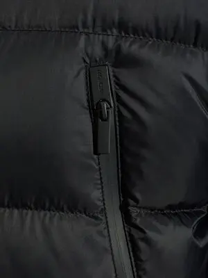 Moncler Quilted Front Cardigan With Hood