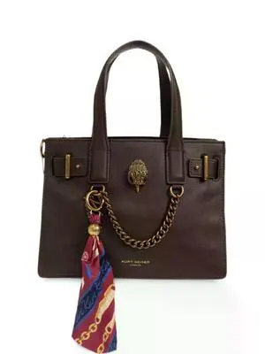 Kurt Geiger Small Sloane Leather Tote Bag - Brown