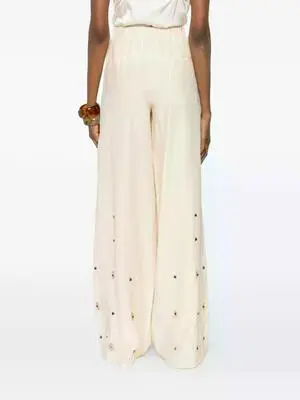 FORTE_FORTE Crystal-embellished Palazzo Pants