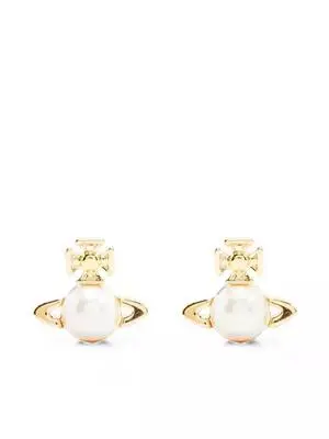 VIVIENNE WESTWOOD Orb Pearl Earrings - Gold