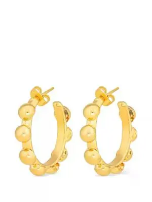 Sylvia Toledano Tone Hoop Earrings - Gold