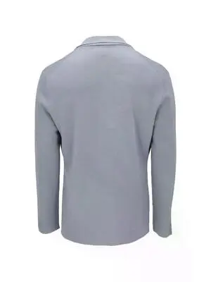 Isaia Single-breasted Patch-pocket Blazer - Grey