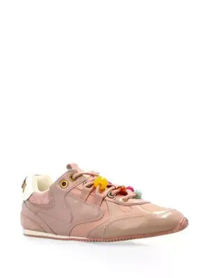 Kurt Geiger Paneled Bead Embellished Sneakers