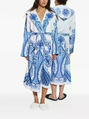 Etro Paisley-print Hooded Bathrobe