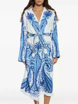 Etro Paisley-print Hooded Bathrobe