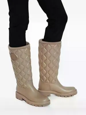 Moncler Kickstream Quilted Wellington Boots