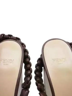Fendi 2020s Arco Braided Sandals
