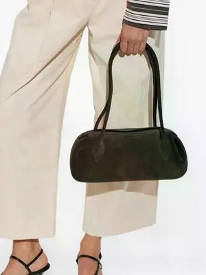 Yuzefi Oyster Shoulder Bag - Brown