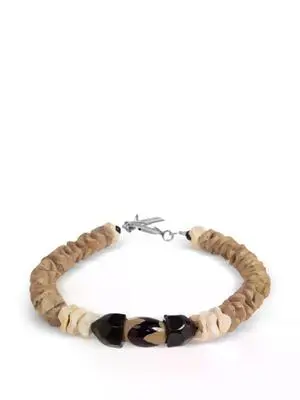 MARANT Beaded Wooden Bracelet - Brown