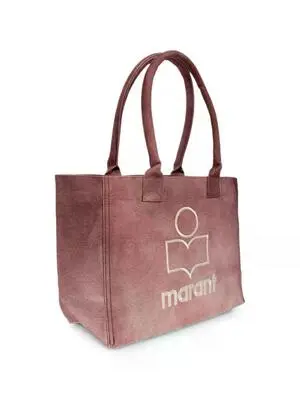 Isabel Marant Étoile Small Yenky Logo-embroidered Tote Bag - Pink