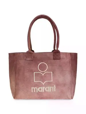 Isabel Marant Étoile Small Tote Bag With Embroidered Logo - Pink