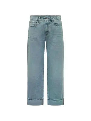 ICON DENIM LOS ANGELES Tiny Turn-up Jeans - Blue