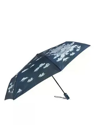 Moschino Cloud-print Folding Umbrella