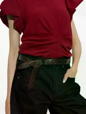 Isabel Marant Étoile Lecce Snakeskin-effect Belt