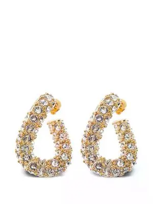Isabel Marant Étoile Crystal-embellished Hoop Earrings