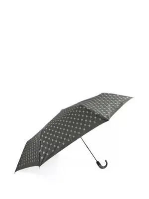 Moschino Monogram-print Folding Umbrella - Grey