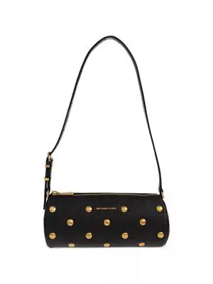 Michael Kors Small Izzy Stud-embellished Shoulder Bag - Black