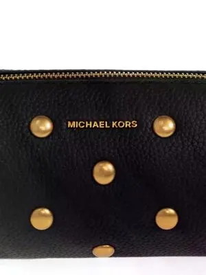 Michael Kors Small Izzy Studded Shoulder Bag - Black