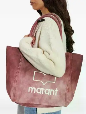 Isabel Marant Étoile Small Yenky Logo-embroidered Tote Bag - Red