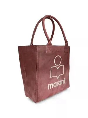 Isabel Marant Étoile Small Yenky Logo-embroidered Tote Bag - Red