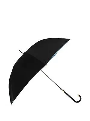 Moschino Logo-print Curved-handle Umbrella