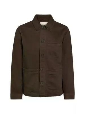 Gant Button-up Patch-pocket Shirt Jacket - Brown