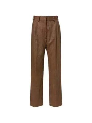 BLAZÉ MILANO Tailored Trousers - Brown