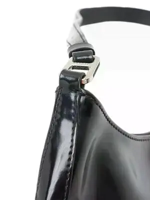 Prada 2019-2026 Patent Cleo Shoulder Bag - Black