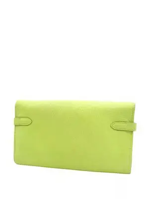 Hermès 2011 Chevre Mysore Kelly Longue Wallet Long Wallets
