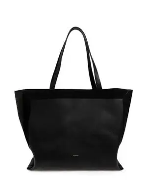 WANDLER Leather Tote Bag - Black