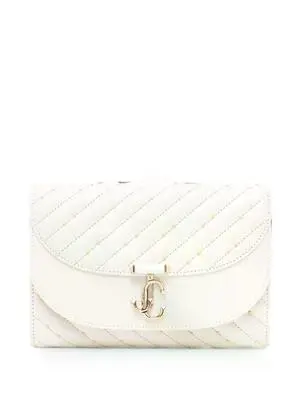 JIMMY CHOO Varenne Avenue Quilted Shoulder Bag - Neutrals
