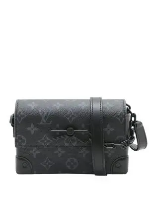 LOUIS VUITTON 2021-2026 Monogram Eclipse Steamer Wearable Wallet Crossbody Bag - Black