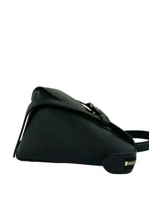 Celine Micro Grained Calfskin Belt Bag Satchel - Black