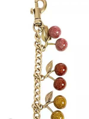 COACH Cherry-charm Curb-chain Bag Charm