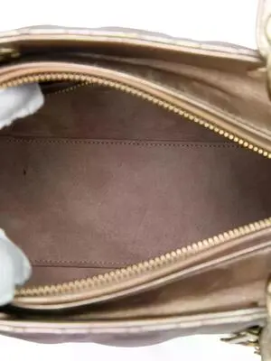 Dior Medium Cannage Lady Satchel - Gold