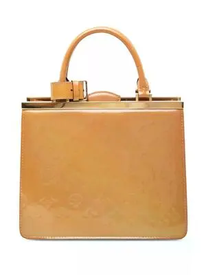 LOUIS VUITTON 2012 Monogram Vernis Deesse Pm Handbag - Brown