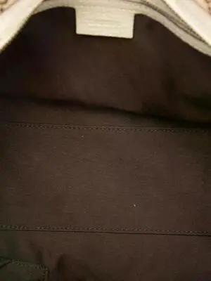 Gucci Gg Canvas Charmy Boston Bag - White