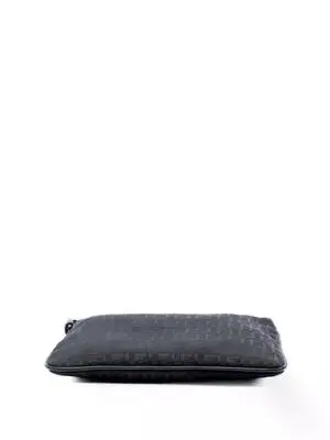 Fendi Zucchino Canvas Shoulder Bag