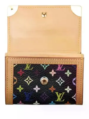 LOUIS VUITTON 2004 Monogram Multicolore Porte Monnaie Plat Small Wallets