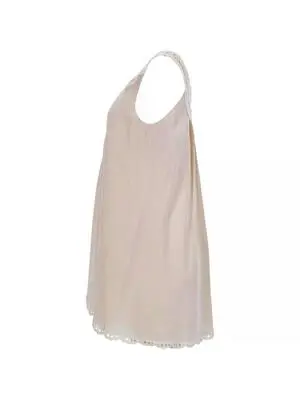 TEMPERLEY LONDON Swiss Dot Lace Strap Dress