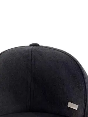 Herno Cashmere-silk Baseball Cap
