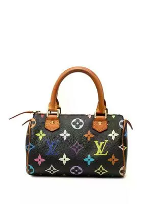 LOUIS VUITTON 1990-2010 Monogram Multicolore Mini Speedy Hl Satchel