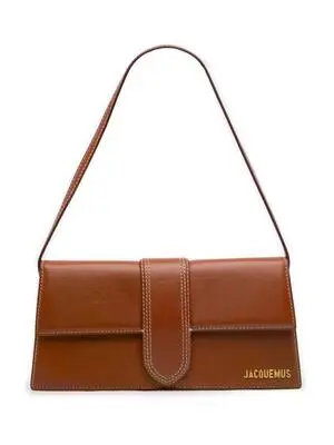 Jacquemus 2020-2026 Leather Le Bambino Long Shoulder Bag - Brown